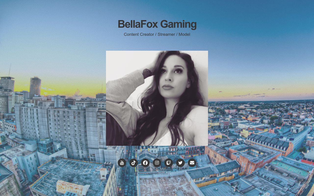 Bella Fox Card